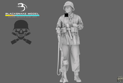 BlackSnake Model Waffen-14 German WWII Waffen SS Soldier 14 (1 figure)