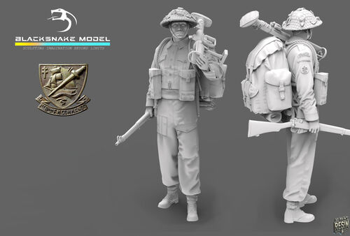 BlackSnake Model K-05 French WWII Commando Kieffer - Soldier 5 (1 figure)