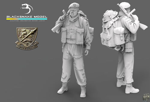 BlackSnake Model K-07 French WWII Commando Kieffer - Soldier 7 (1 figure)
