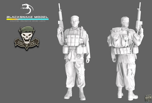 BlackSnake Model SOG-04 US Vietnam War MACV SOG Soldier 4 (1 figure)