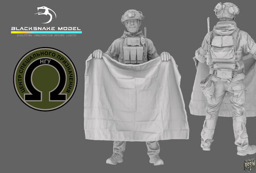 BlackSnake Model UKR1-16-07 Ukrainian Omega Special Forces - Operator 3 (1 figure)