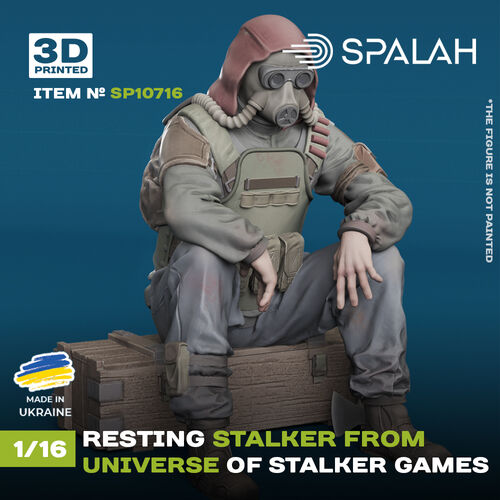 Spalah 10716 Resting Stalker From Universe Of 'Stalker' Games