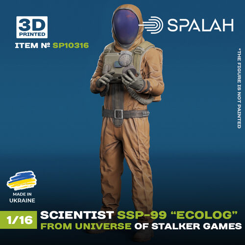 Spalah 10316 Scientist SSP-99 'Ecolog' From Universe Of 'Stalker' Games