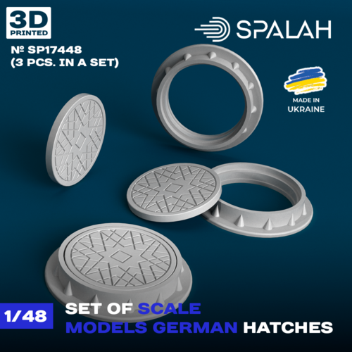 Spalah 17448 German Hatches (3pcs)