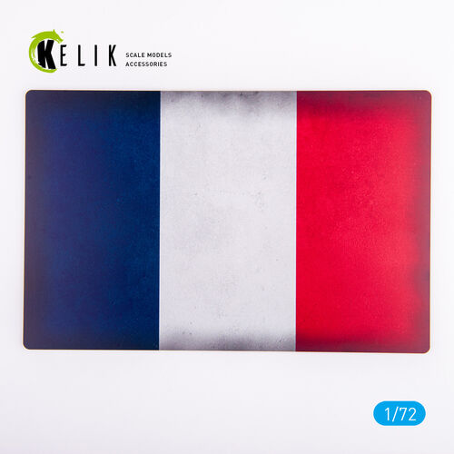 KELIK KS72087 France Flag - Base - Acrylic 3mm (280x180mm) (170g)