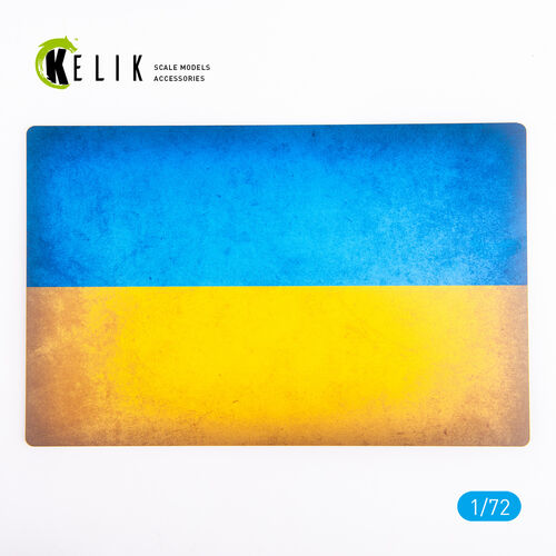 KELIK KS72090 Ukraine Flag - Base - Acrylic 3mm (280x180mm) (170g)