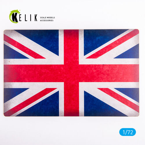 KELIK KS72092 Great Britain Flag - Base - Acrylic 3mm (280x180mm) (170g)