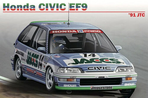 Nunu Model Kit BX24030 Honda Civic EF9 Gr.A 1991 Jacobs