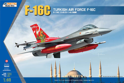 Kinetic 48069A F-16C Turkish Air Force - Tiger Meet 2007 (Gold Series)
