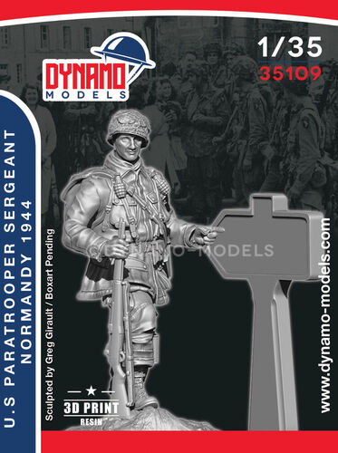 Dynamo-Models 35109 US Paratrooper Sergeant Pointing Direction (Normandy 1944)