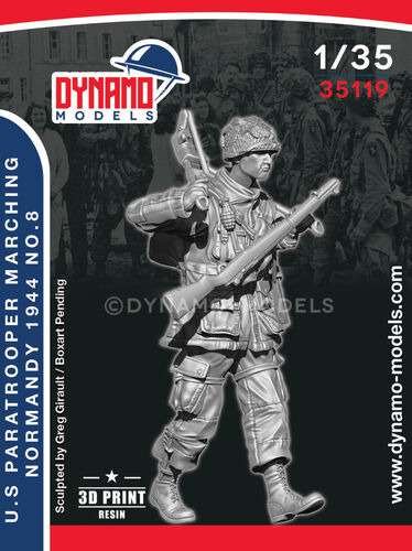 Dynamo-Models 35119 US Paratrooper ‘’MG tripod’’ Marching (Normandy 1944) No.8