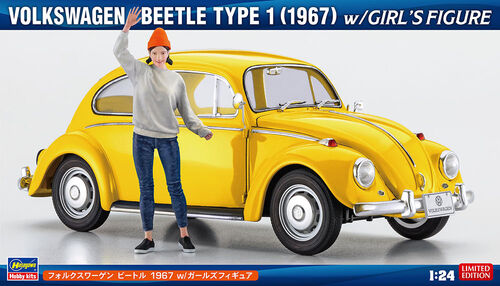 Hasegawa SP620 Volkswagen Beetle Type 1 (1967) with Girl's Figure