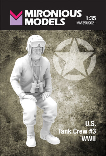Mironious Models 35US021 U.S. Tank Crew #3 WWII