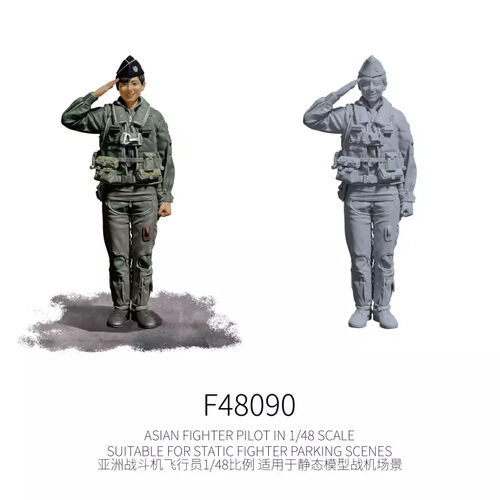 Galaxy-Model F48090 Asian Fighter Pilot #3
