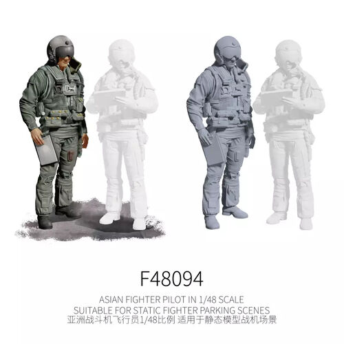 Galaxy-Model F48094 Asian Fighter Pilot #7