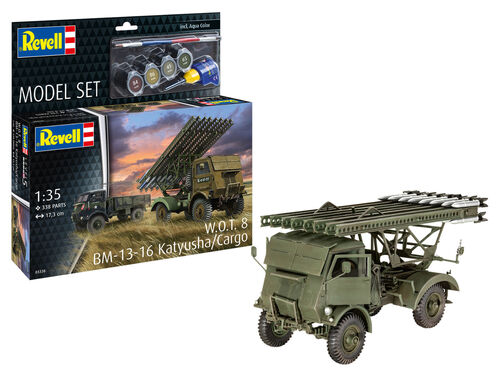 Revell 63338 W.O.T. 8 BM-13-16 Katyusha/Cargo - Model Set