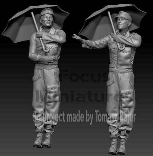 FOCUS MINIATURES 3502 Rain Weather (2 figures)