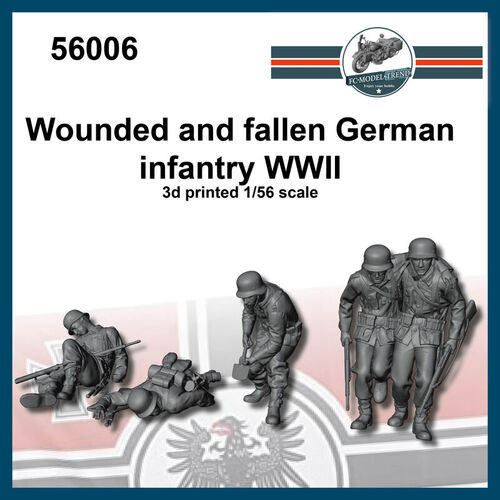 FC ModelTrend 56006 Wounded And Fallen German Infantry WWII