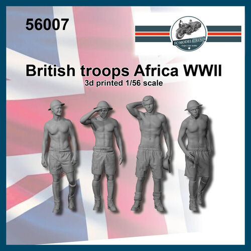 FC ModelTrend 56007 British Troops Africa WWII