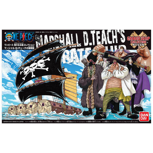 Bandai 58173 One Piece Stampede Grand Ship Collection - Marshall D.Teach's Pirate Ship
