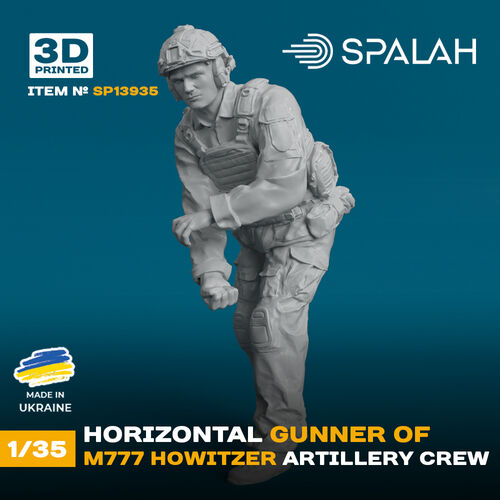 Spalah 13935 Horizontal Gunner Of M777 Howitzer (1pc)