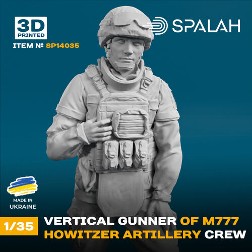 Spalah 14035 Vertical Gunner Of M777 Howitzer (1pc)
