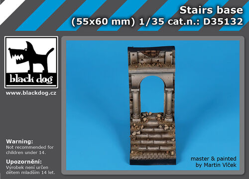Black Dog D35132 Stairs Base (55x60mm)