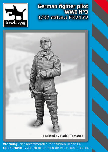 Black Dog F32172 German Fighter Pilot WWI No.3