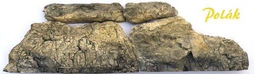 Polák 3017 Rock Cast - Coloured / Set Of 4 Grey Ochre