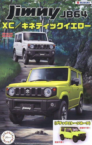Fujimi 066400 Suzuki Jimny JB64 (Kinetic Yellow / Black 2 Tone Roof)