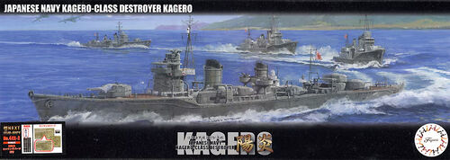 Fujimi 460901 IJN Kagero Class Destroyer Kagero with Crew & Photo-Etched Parts (NX-4 EX-2)