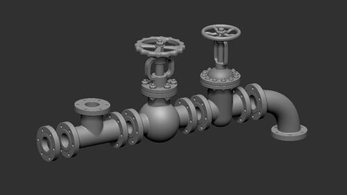 Firma49 C066-25 Accessories for the Piping System (for dia. 2,5 mm Tubes)