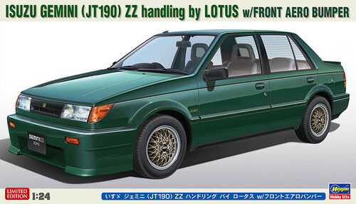 Hasegawa 20709 Isuzu Gemini (JT190) ZZ Handling By Lotus With Front Aero Bumper