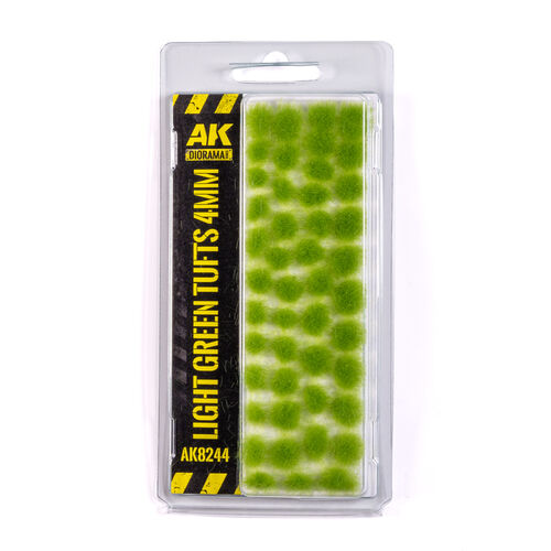 AK-Interactive 8244 Light Green Tufts (4 mm)