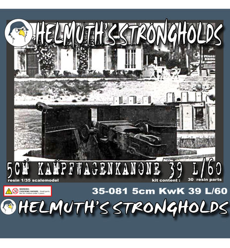Helmuth's Strongholds 35081 5 cm kwK 39 L/60