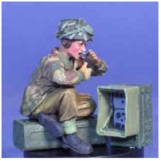 Resicast 355594 British WWII Para Radio Operator