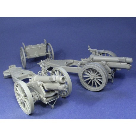 Resicast 351233 British WWI 6 inch Gun and Limber - Full Resin Kit