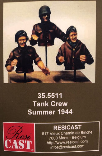Resicast 355511 British Tank Crew (Summer - 1944)