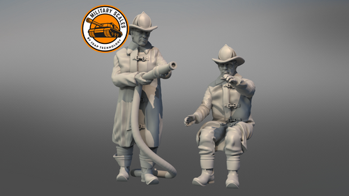 IDAP Technology PMI0571D Firefighters Of The FDNY 1940-1945 #1 (Casted Figures)