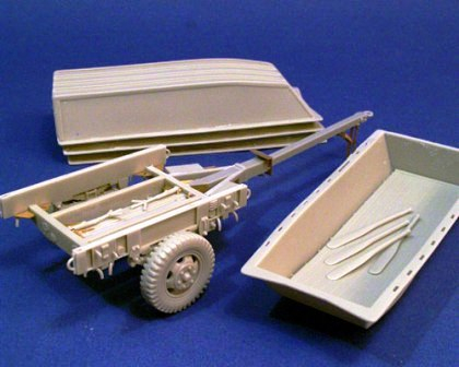 Resicast 351168 Two-Wheel Utility Trailer & Assault Boats