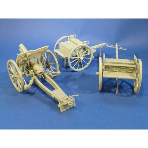 Resicast 351293 British WWI QF 4,5 inch Howitzer Mk.I and Limber & Wagon