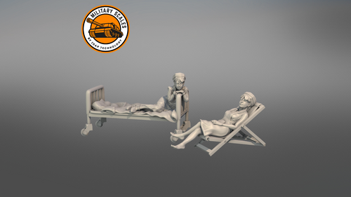 IDAP Technology PMI0524D Hospital Nurses WWII #1 (Casted Figures)