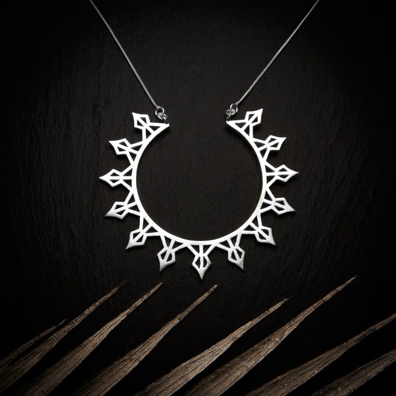 HELIA Silver Plated Pendant Necklace