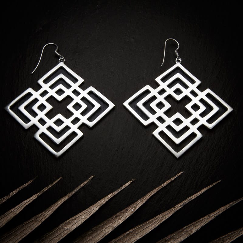 MOKOSHA Silver Plated Earrings
