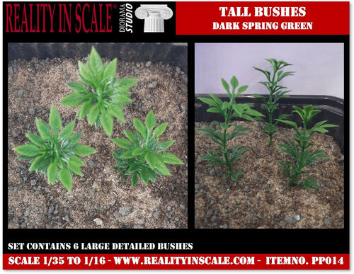 Reality in Scale PP014 Small Tree Type 1 - High Quality Plastic Plants
