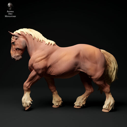 EMP3D 72130351 Suffolk Punch - ogier idący (1 sztuka)