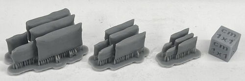 EMP3D 43111003 Poduszki rozmiar brytyjski (50x75) + jaśki (5 sztuk)
