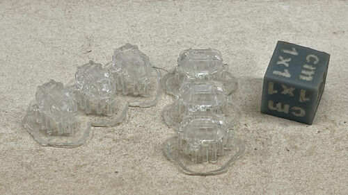EMP3D 43080204 Oprawa ścienna przeźroczysta - typ 1 (3 sztuki)
