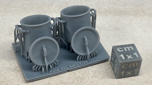 EMP3D 25060213 Garnki 40l z pokrywkami (2+2 sztuki)