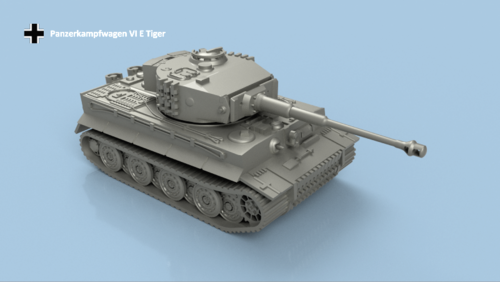 L'Arsenal 2.0 3D700416 Pzkpfw VI E Tiger - 3D printing (5 pcs)